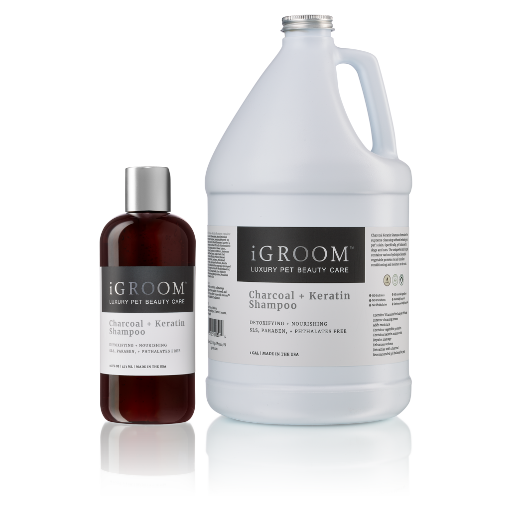 iGroom Charcoal & Keratin Shampoo | Galaksi Klip & Trim